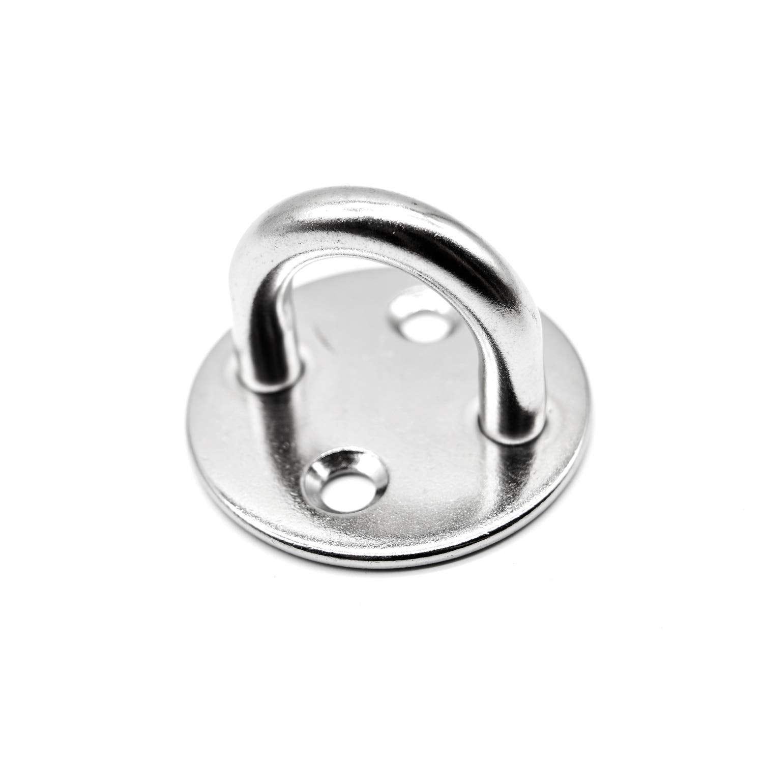 Stainless-Steel Thick Ring Round Sail Shade Pad Eye Plate Boat Rigging ...