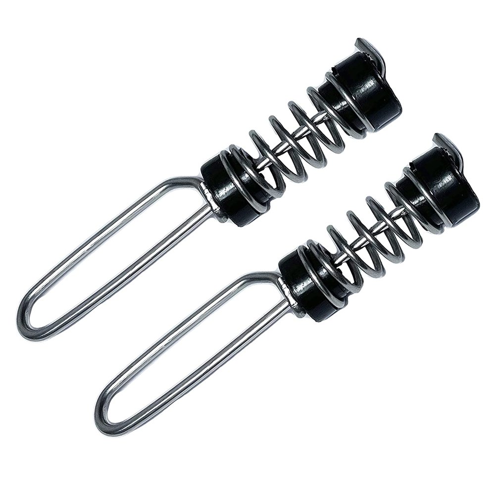 Marine City One Pair of Stainless Steel Deluxe Antenna Flag Clips (Cla ...