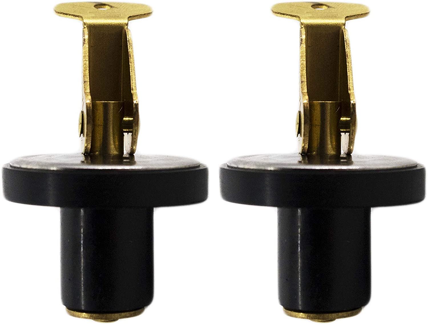 Marine City Brass Snap Lock Baitwell Plugs - 1/2 inch (Sold per Pack o ...