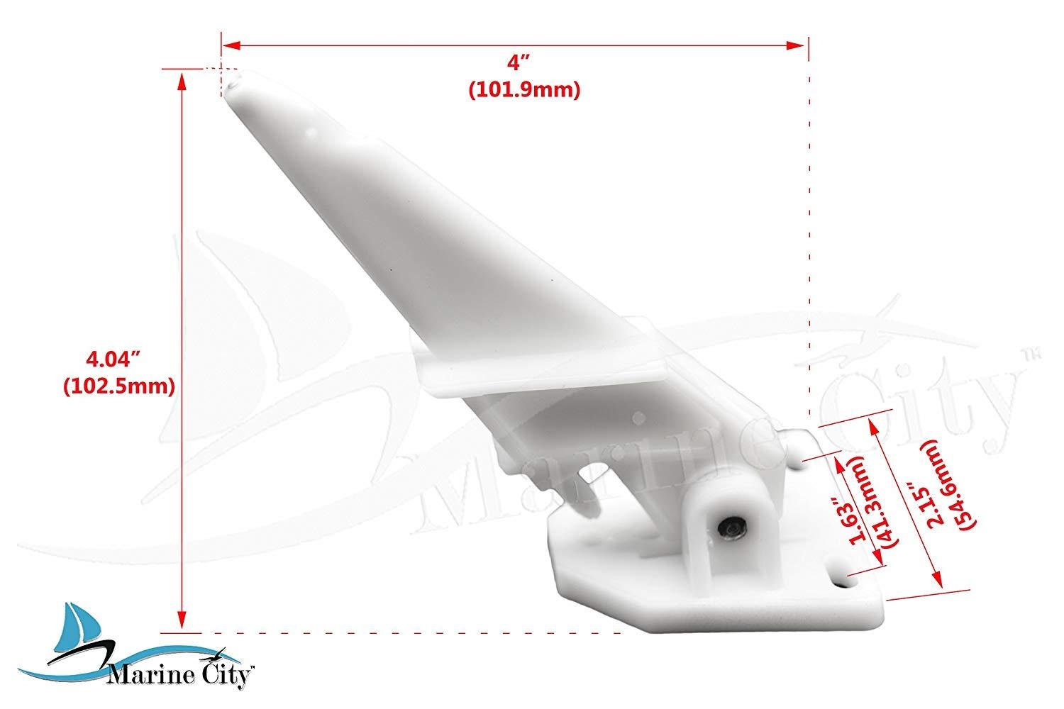 Marine City Boat Universal Speedometer Kick-up Pilot Tube 80 MPH (Incl ...