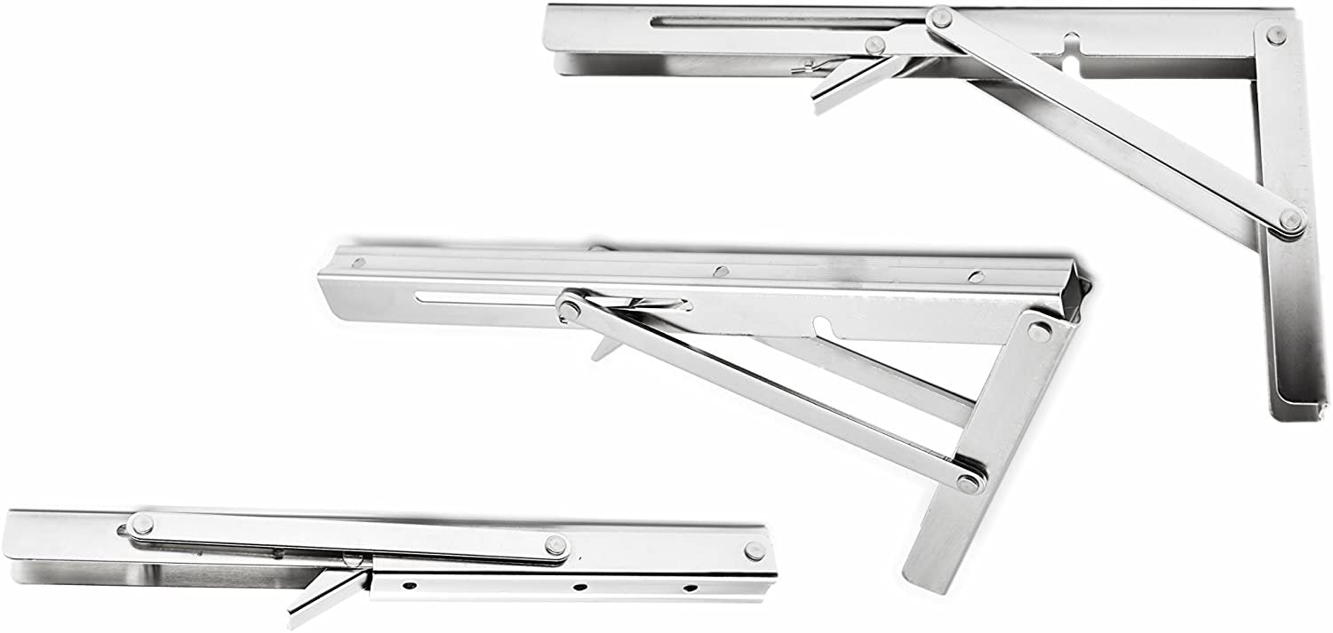 MARINE CITY Boat Stainless-Steel Table Bracket -Short Release Arm, 12 ...