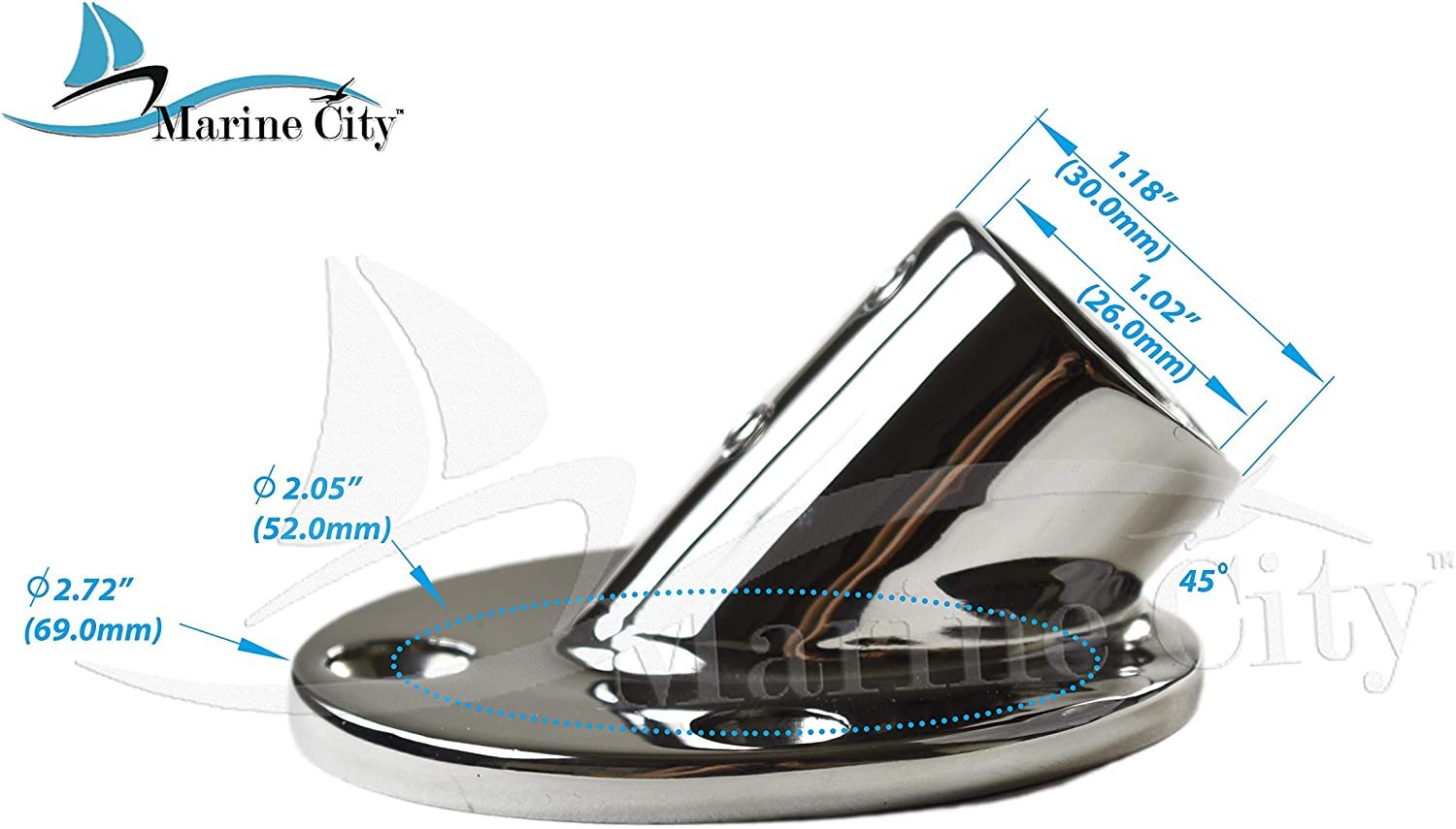 Marine City Heavy Duty 316 Stainless Steel Marine Grade Casting Boat H ...